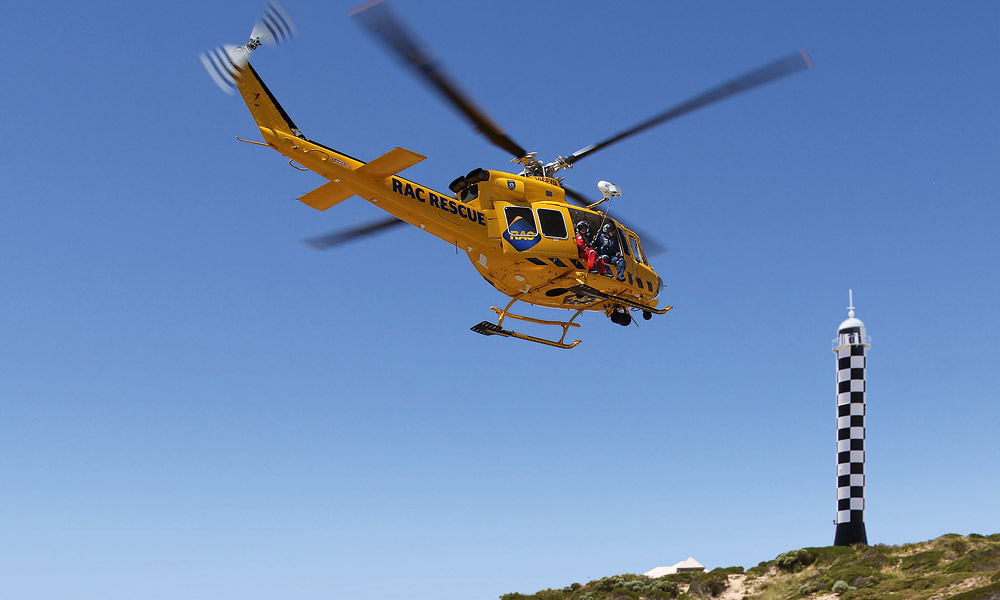 RAC Rescue helicopters 5000th mission milestone